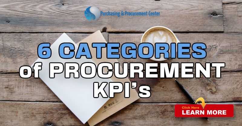 6 Categories of Procurement KPI’s