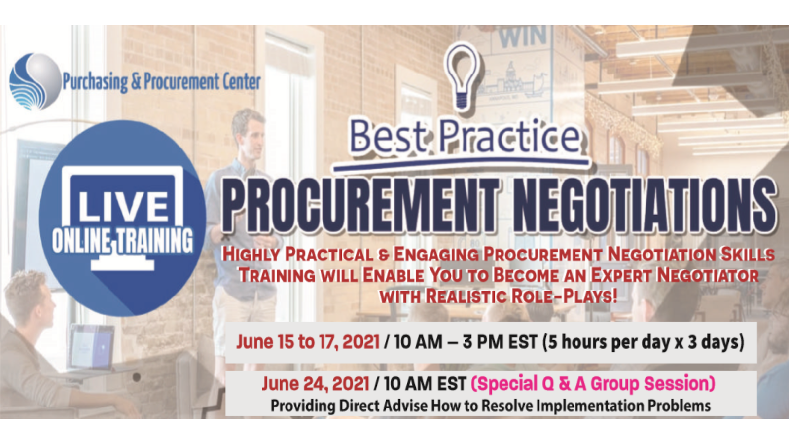 Best Practice Procurement Negotiation Skills Training